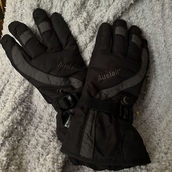 Accessories | Mens Auclair Alpine Ski Gloves Black Size L Thinsulate Water Wind Proof | Poshmark